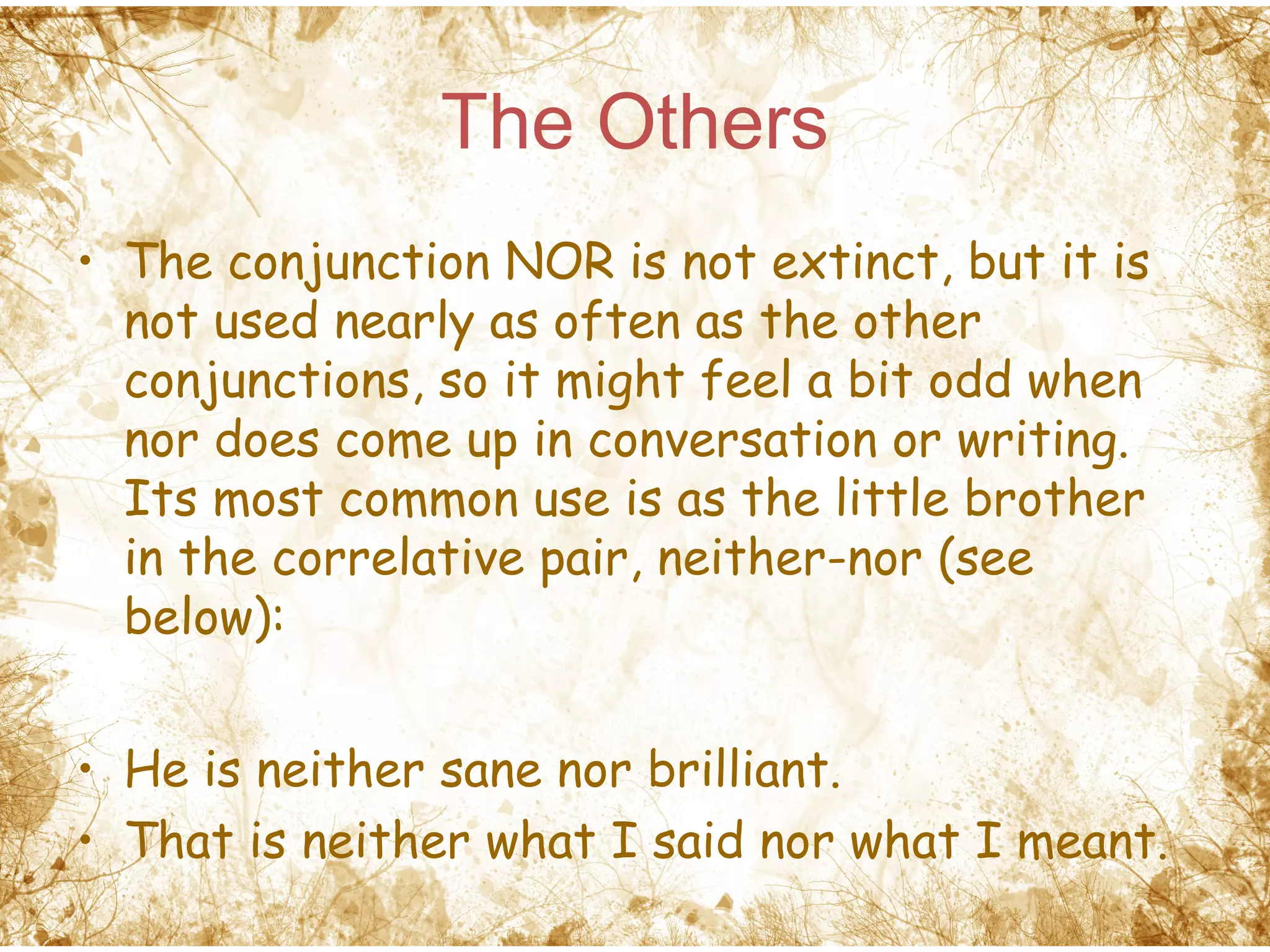 Academic English Project - Conjunction | PPT