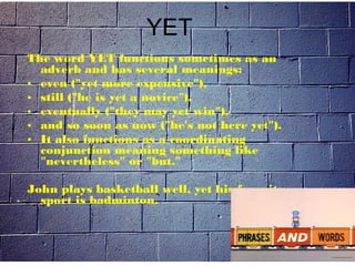 Academic English Project - Conjunction | PPT