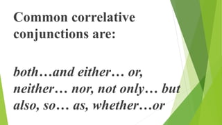 Conjunction | PPTX