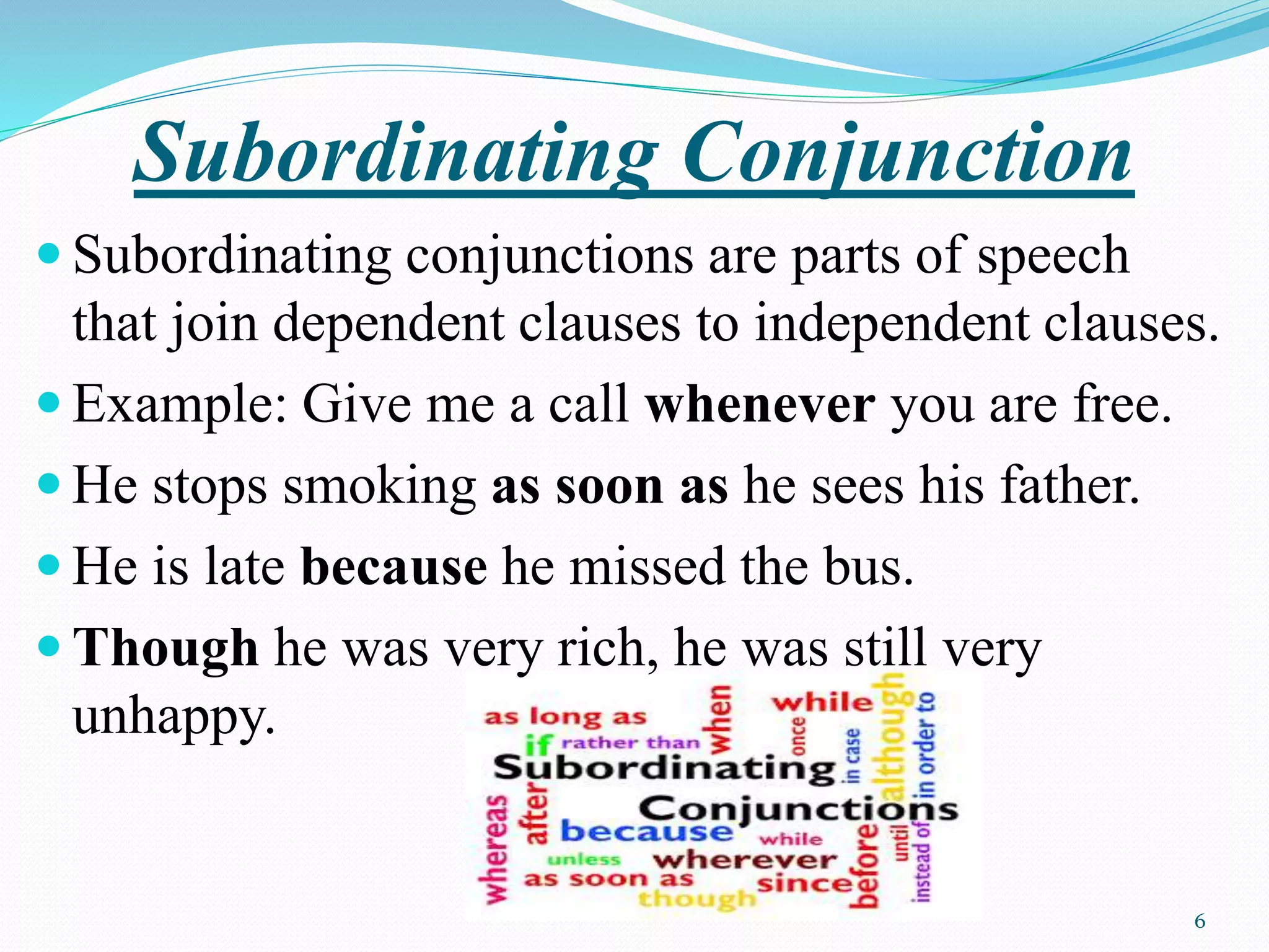 Conjunction, adverb and interjection | PPT