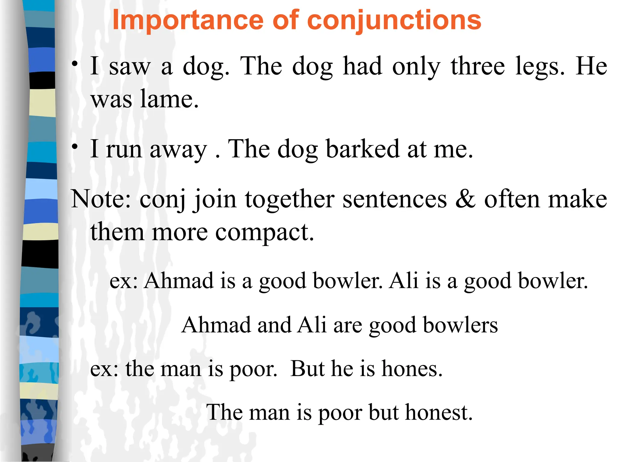 conjunction in English Grammar by Ebad.ppt | Free Download