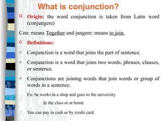 conjunction in English Grammar by Ebad.ppt | Free Download