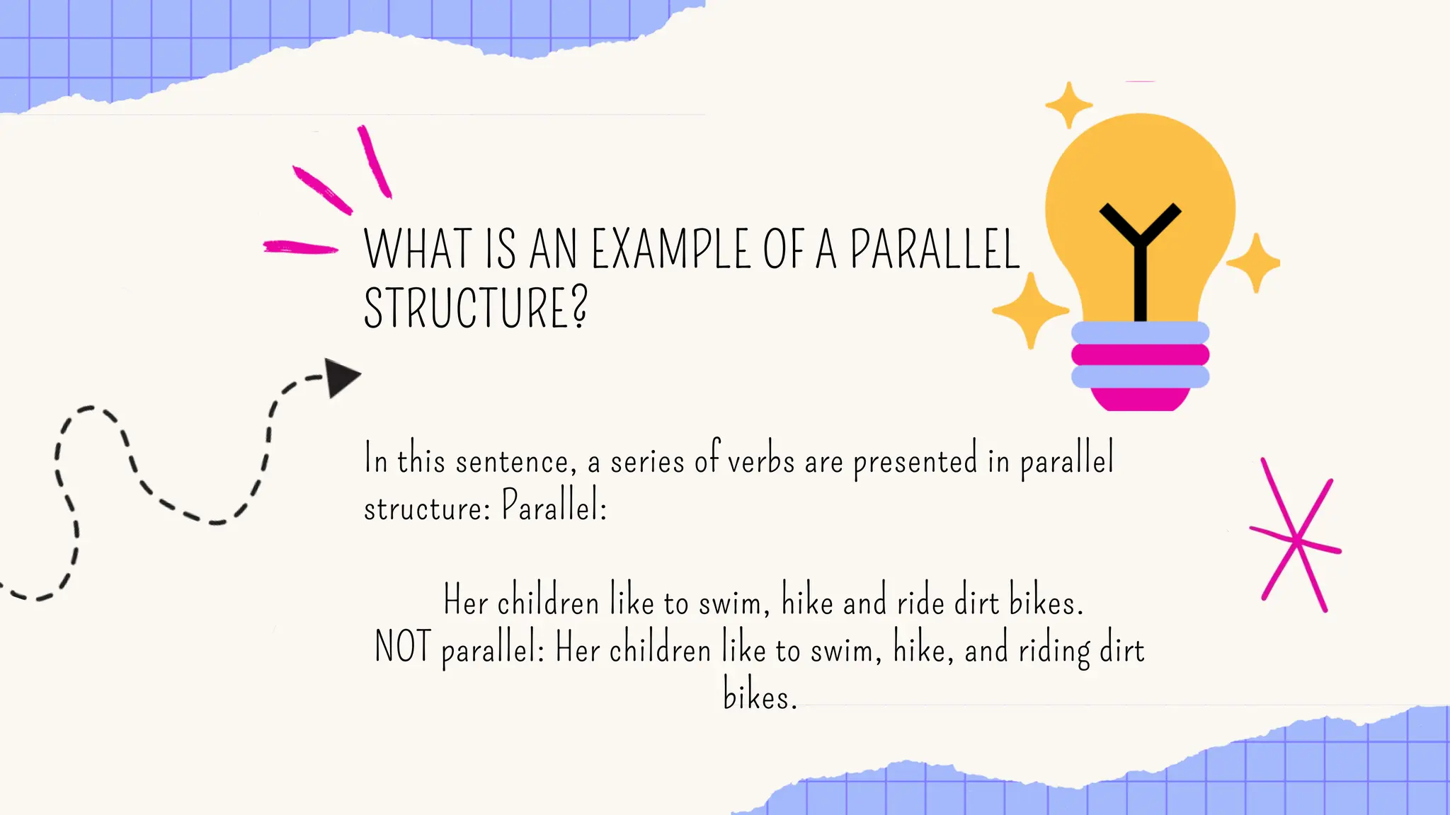 GRAMMAR TOPIC: CONJUNCTION PARALLEL STRUCTURE | PPTX