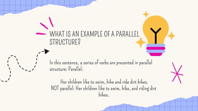 GRAMMAR TOPIC: CONJUNCTION PARALLEL STRUCTURE | PPTX
