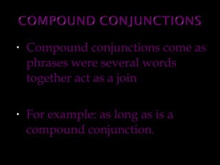 Conjunctions | PPT