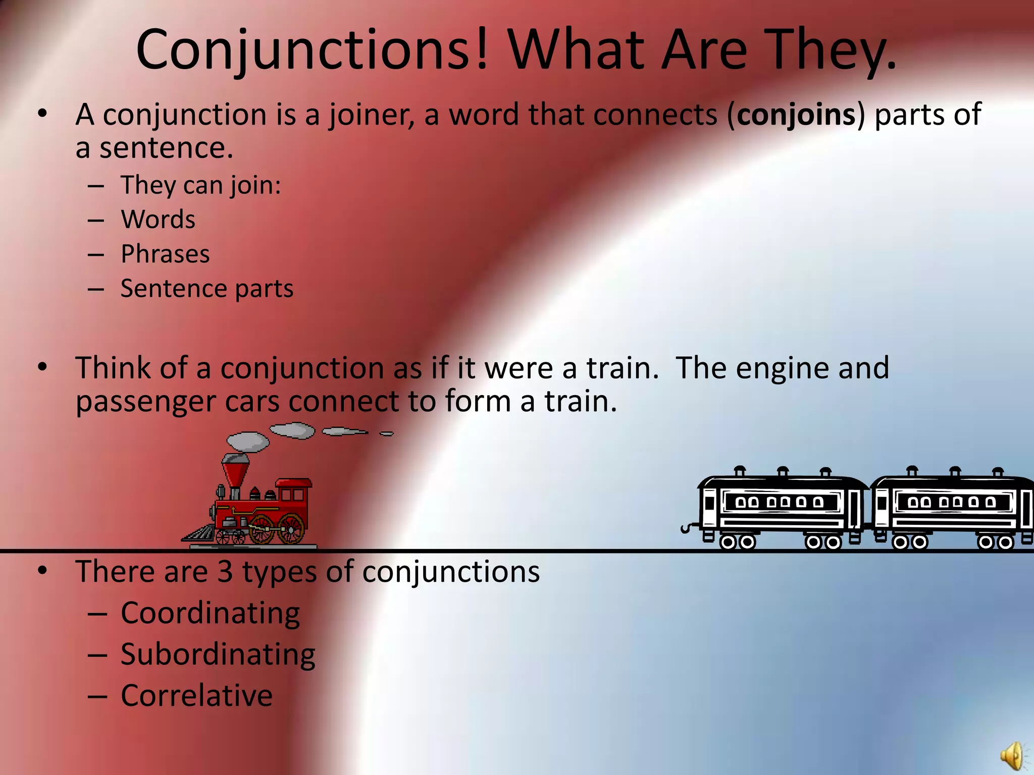 Conjunctions | PPTX