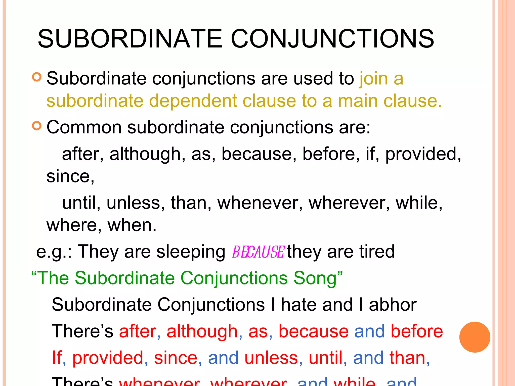 Conjunctions | PPT