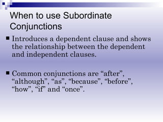 Conjunctions | PPT