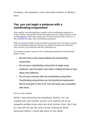 Conjunctions | DOCX