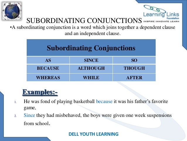 Conjunctions