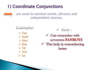 Conjunctions | PPTX