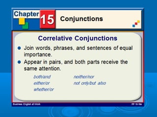 Conjunctions | PPT