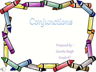 Conjunctions | PPTX