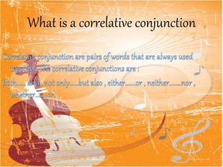 Conjunctions | PPTX