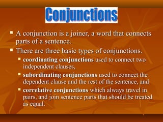 Conjunctions | PPT
