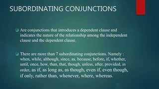Conjunctions | PPTX