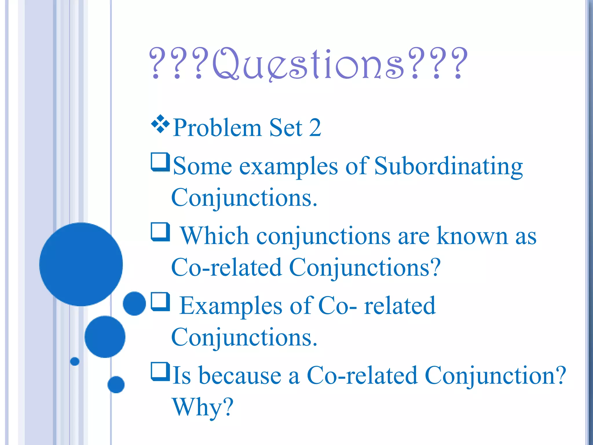 Conjunctions | PPT
