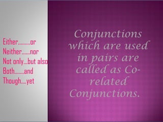 Conjunctions | PPT