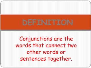 Conjunctions | PPT