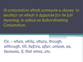 Conjunctions | PPT