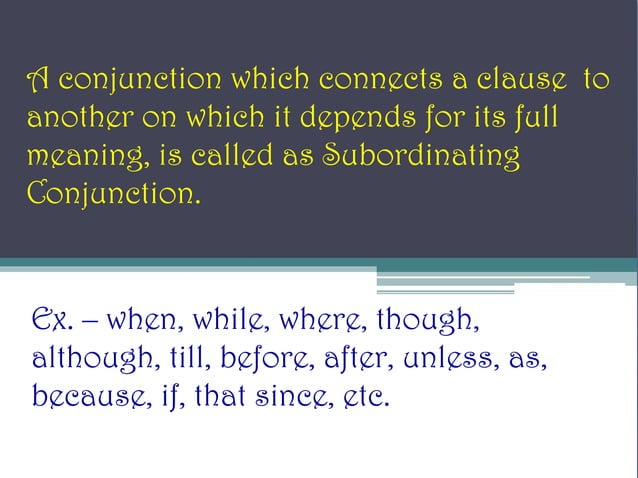 Conjunctions | PPT