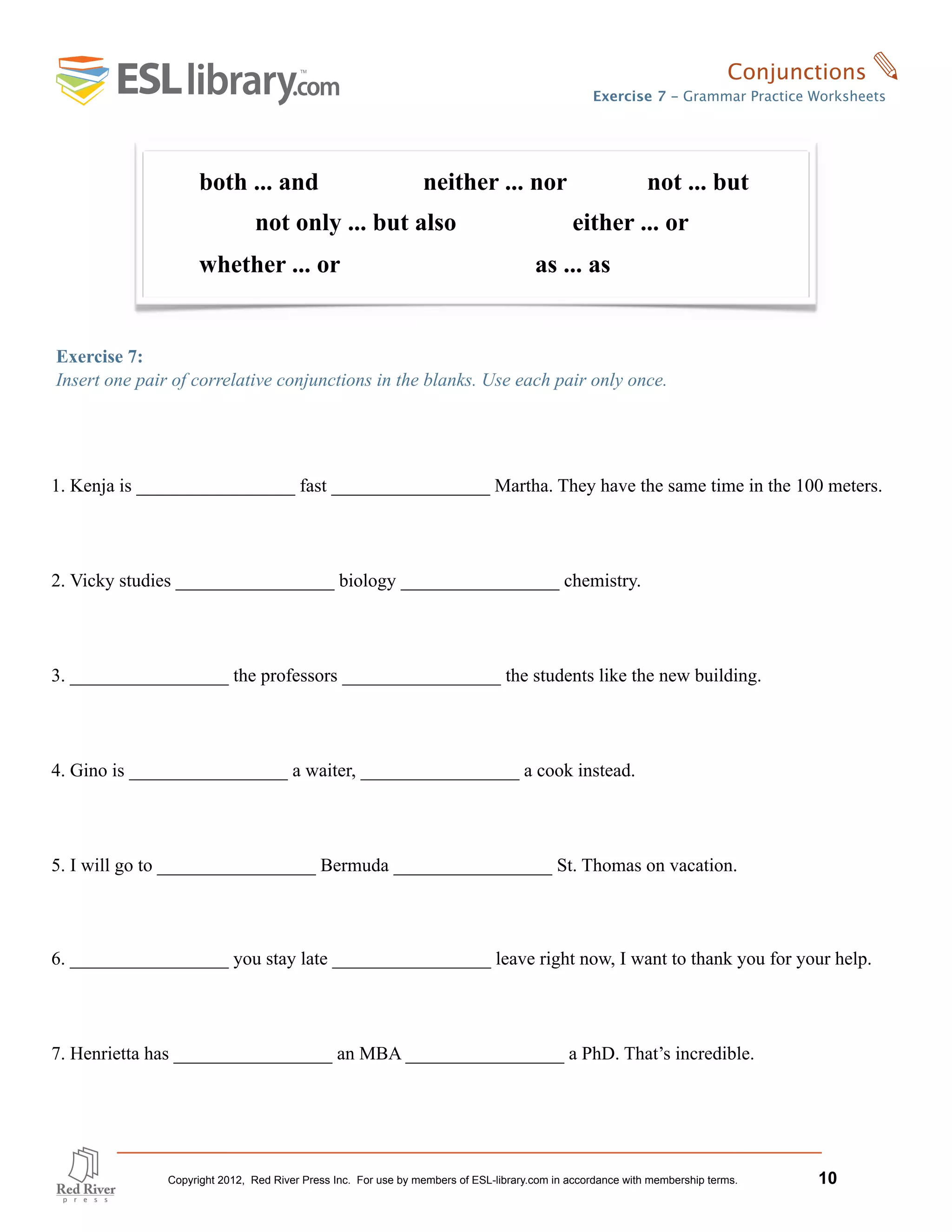Conjunctions | PDF