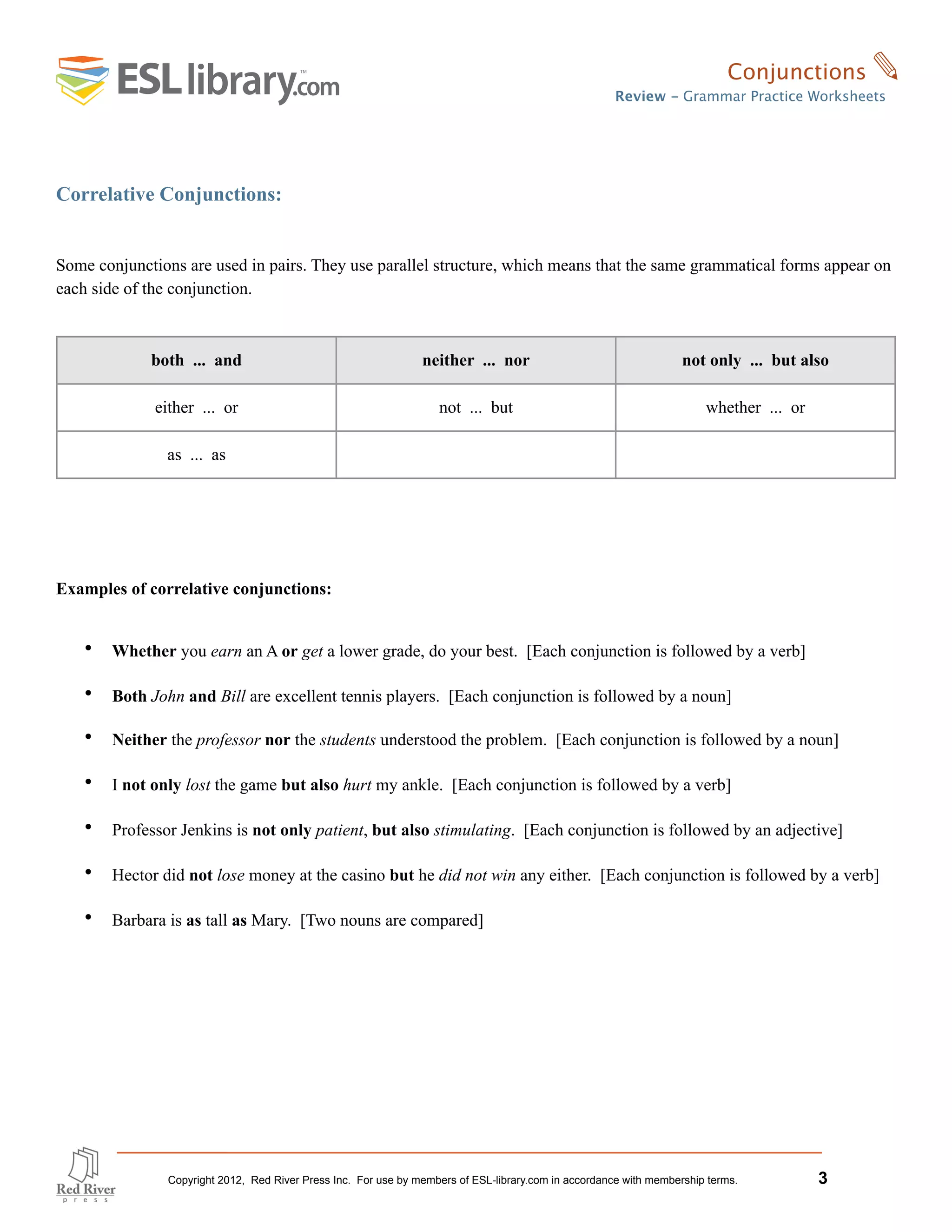 Conjunctions | PDF
