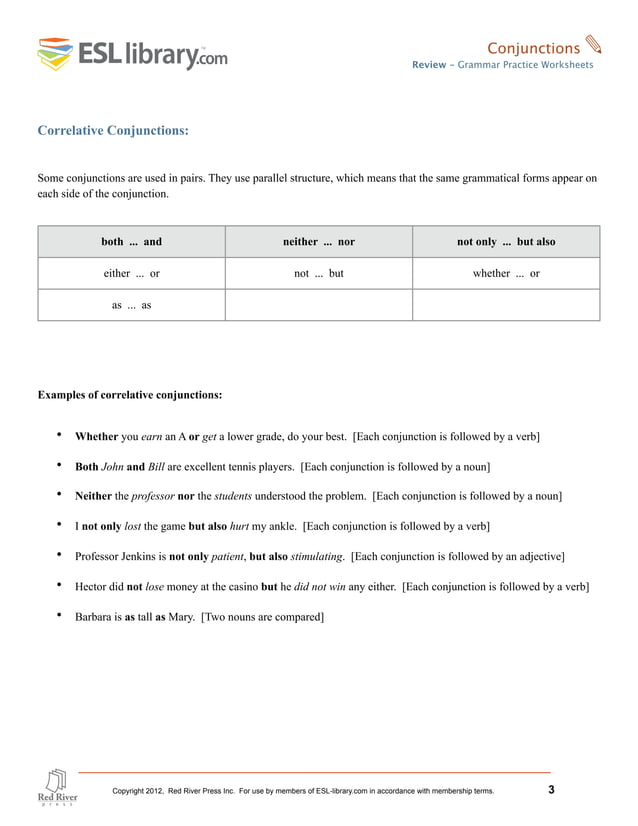 Conjunctions | PDF