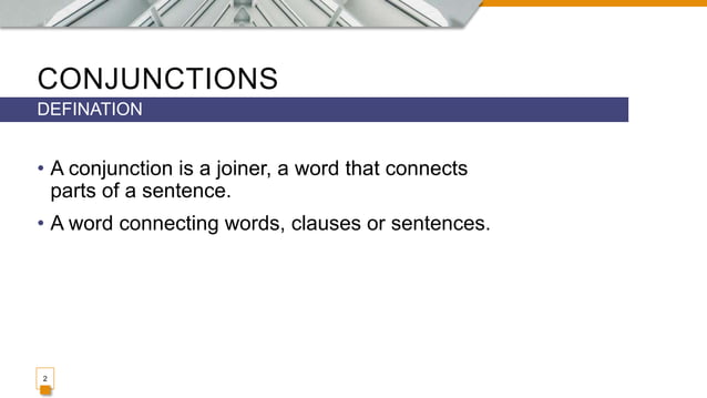 Conjunctions what are they how they are used | PPT