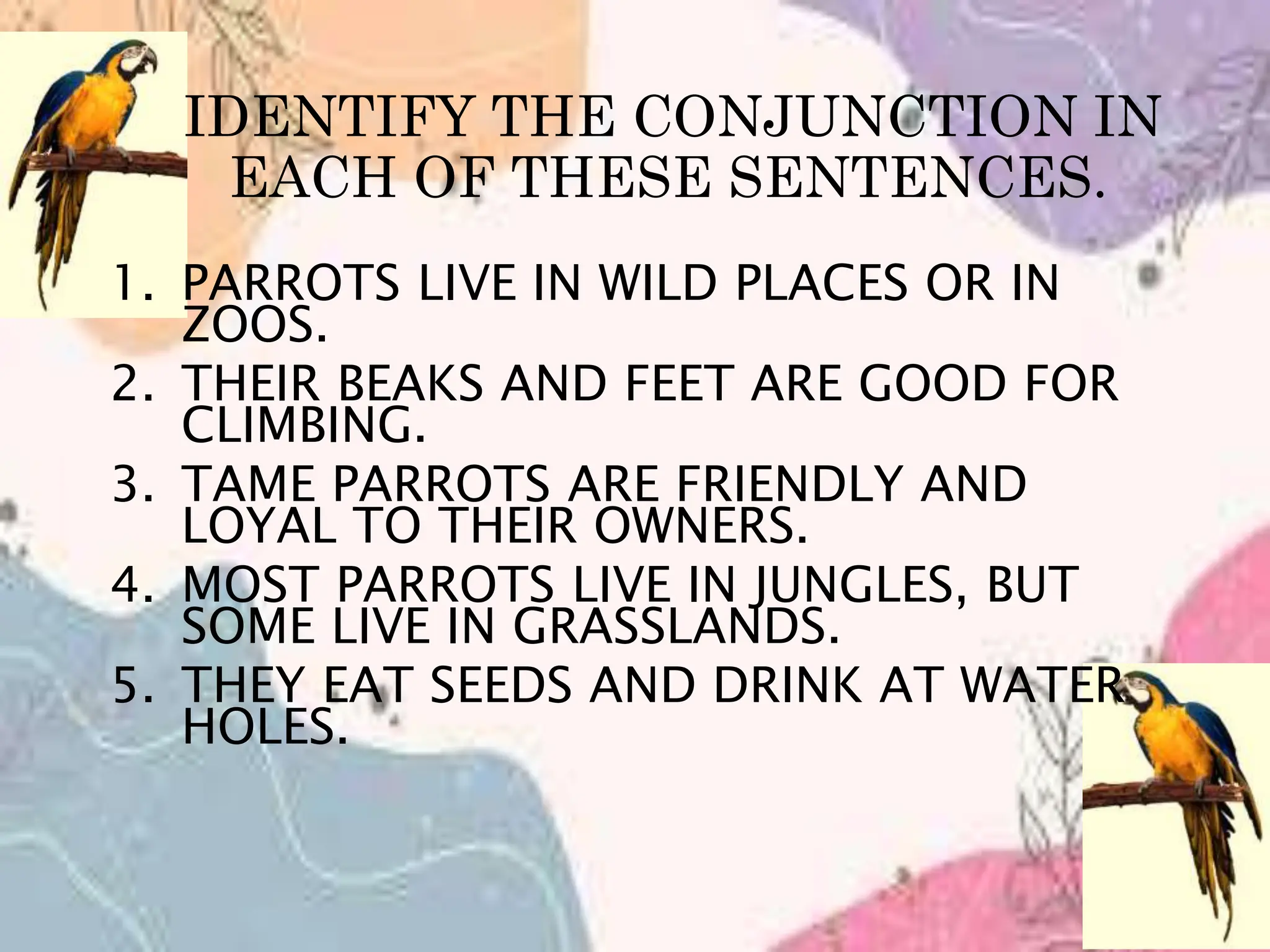 Coordinating and subordinating Conjunctions for grade 6 | PPT