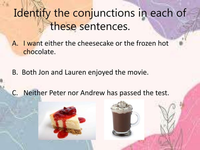 Coordinating and subordinating Conjunctions for grade 6 | PPT