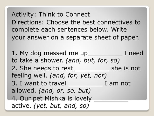CONJUNCTIONS Quarter 1 Module 4 English 8 | PPT | Law