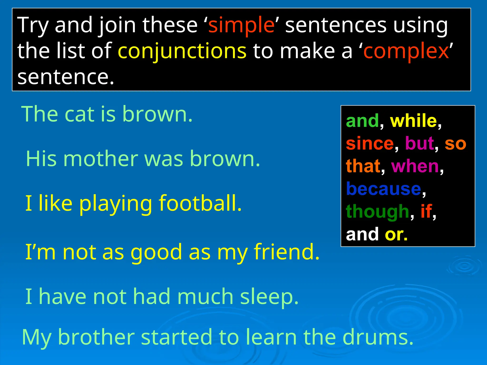 Conjunctions.ppt hy atrer akfaeurc hevih | PPT