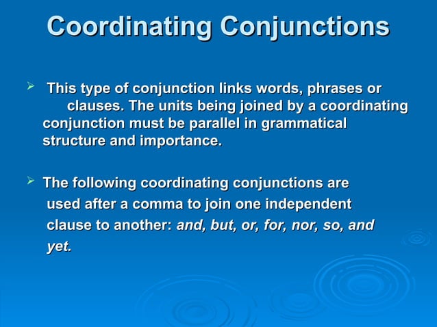 Conjunctions.ppt hy atrer akfaeurc hevih | PPT