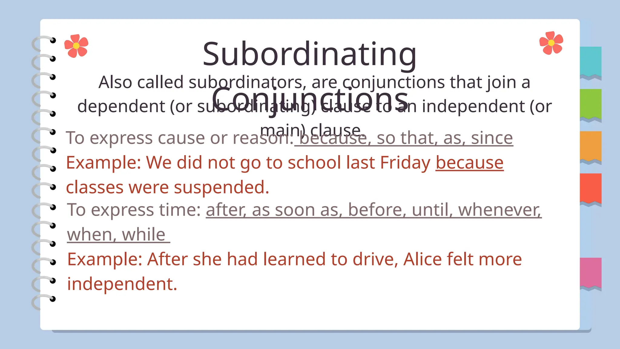 "Connecting Ideas: The Role of Conjunctions" | PPT