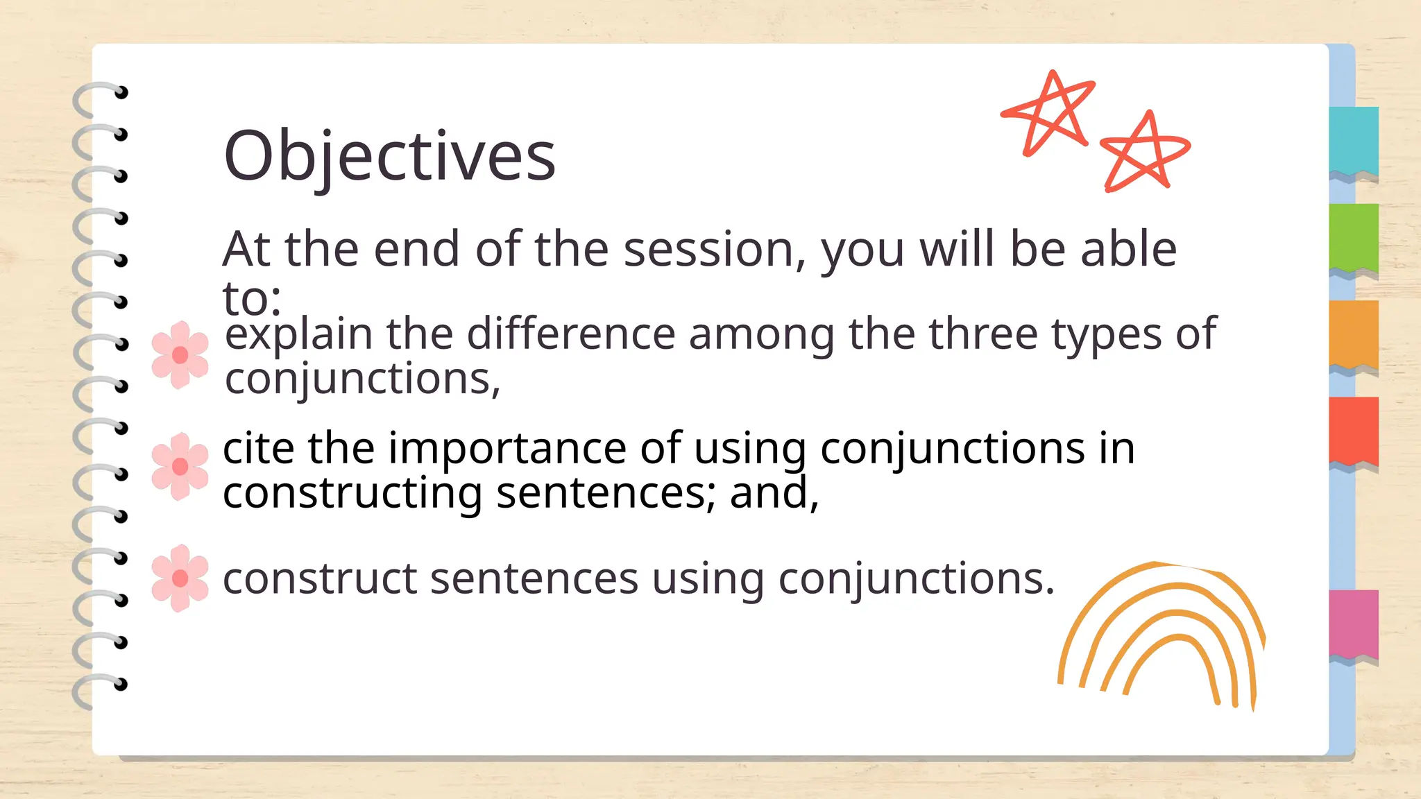 "Connecting Ideas: The Role of Conjunctions" | PPT