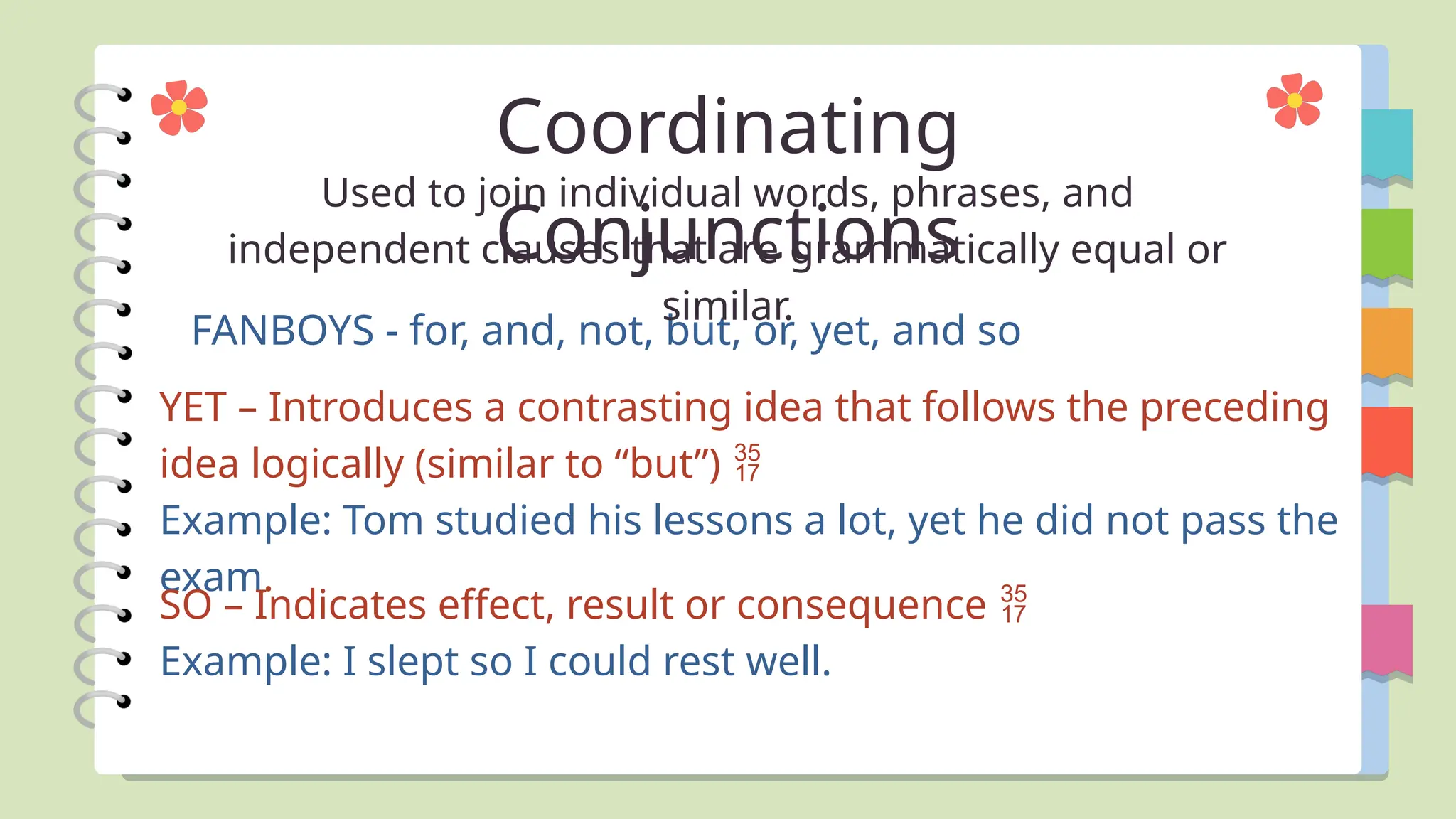 "Connecting Ideas: The Role of Conjunctions" | PPT