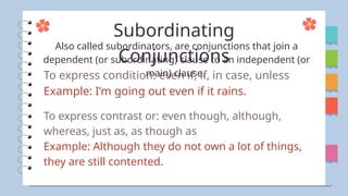 "Connecting Ideas: The Role of Conjunctions" | PPT