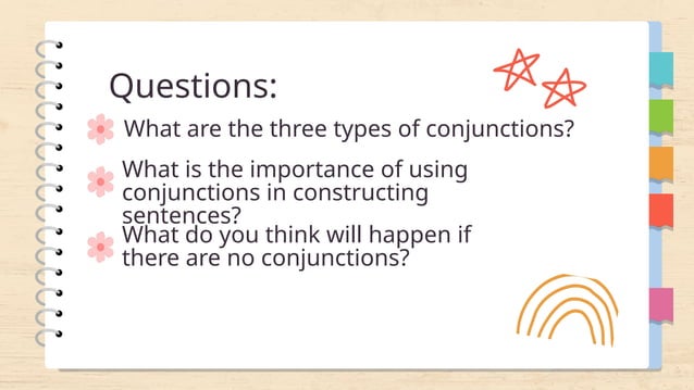 "Connecting Ideas: The Role of Conjunctions" | PPT