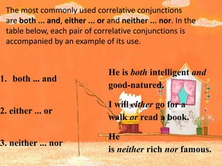 Conjunctions bel120 | PPT