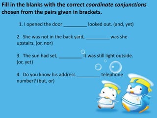 Conjunctions bel120 | PPT