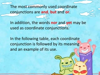 Conjunctions bel120 | PPT