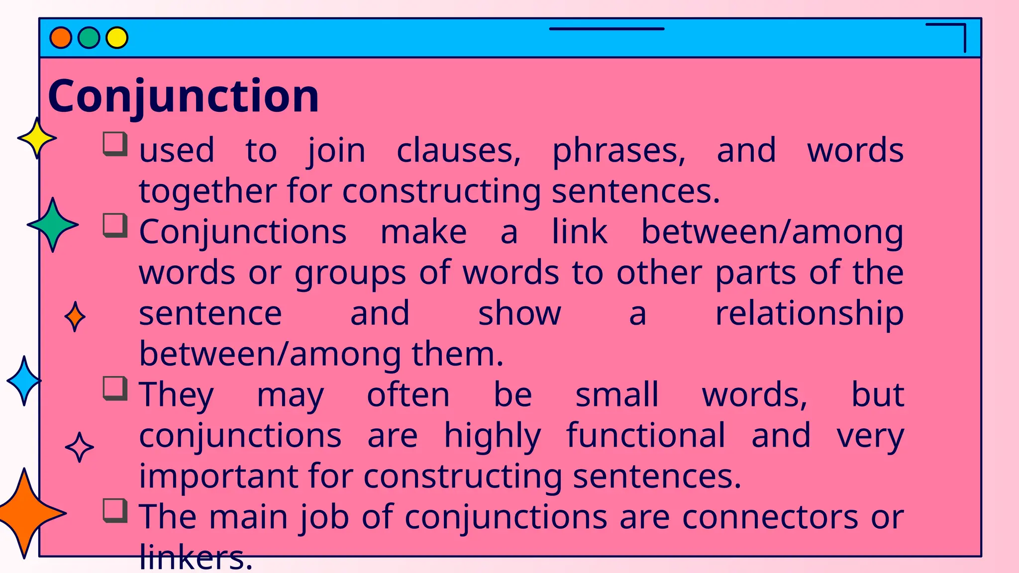 Conjunctions-Grade-6.the part of the speech | PPTX