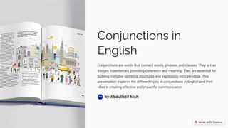 Conjunctions-in-English .T/ Abdullatifalhaj6@gmail.com
