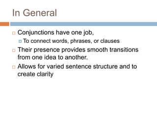 Conjunctions and Conjunctive Adverbs.ppt