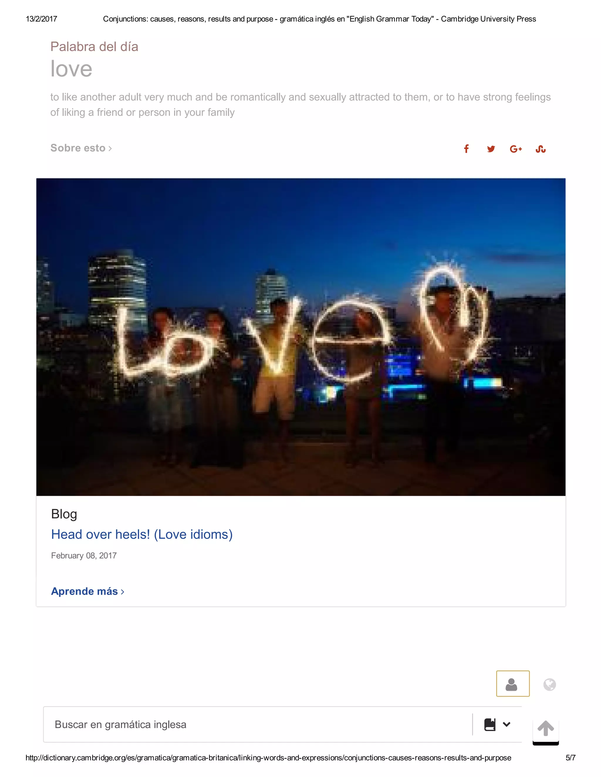 Conjunctions causes, reasons, results and purpose gramática inglés en ...
