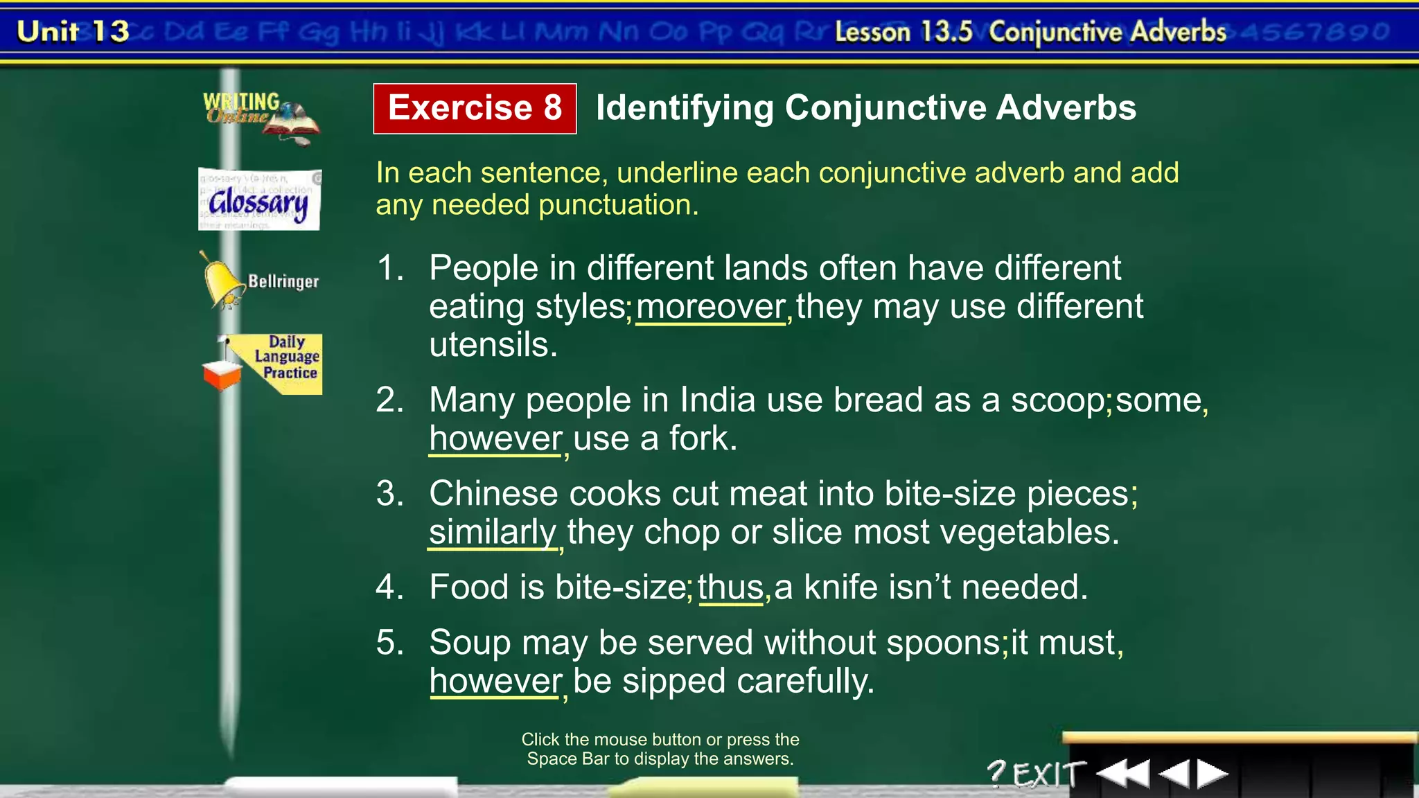 Conjunctions & conjunctive adverbs | PPTX