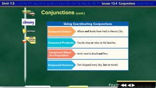Conjunctions & conjunctive adverbs | PPTX
