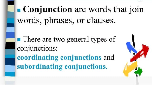 CONJUNCTIONS GRADE 5.pptx | Homework and Study | Education