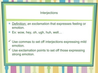 Comprehensive Guide to Conjunctions and Interjections in English ...